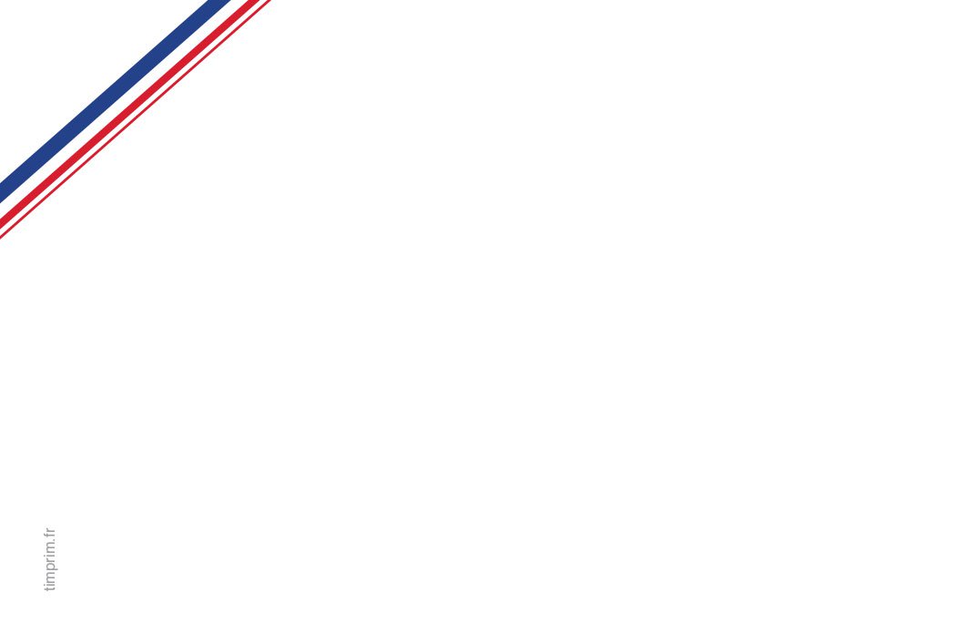 Cartes de visite Bleu Blanc Rouge | T'imprim